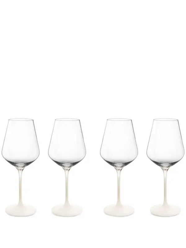 VILLEROY & BOCH Manufacture Rock Wine Glasses - White