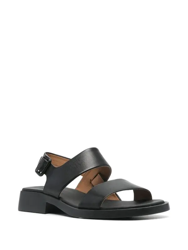 Camper Edy Flat Sandals - Black