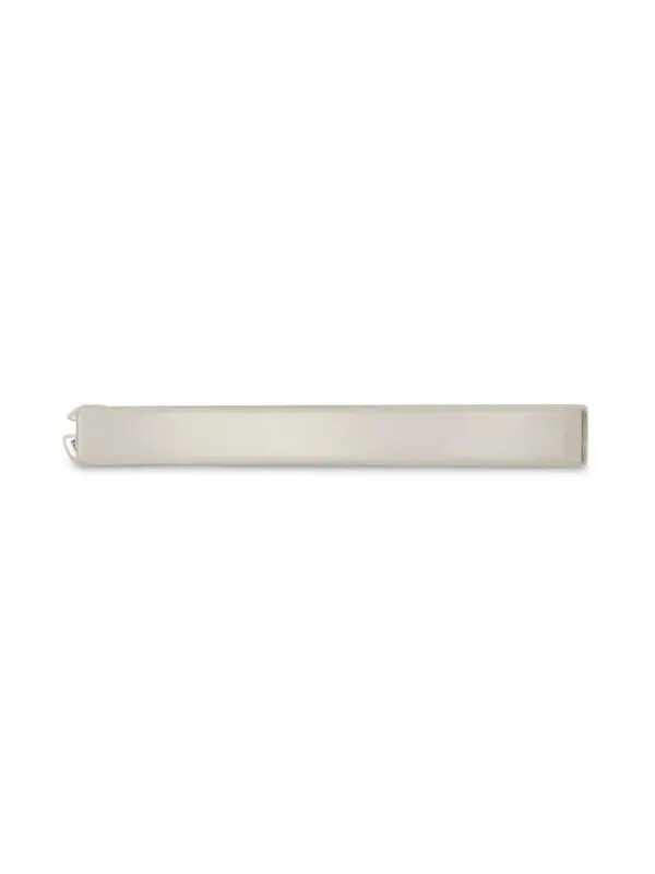 Dolce & Gabbana Logo-plaque Crystal-embellished Tie Clip - Silver