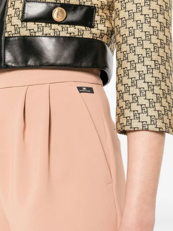 Elisabetta Franchi Crepe Shorts - Pink