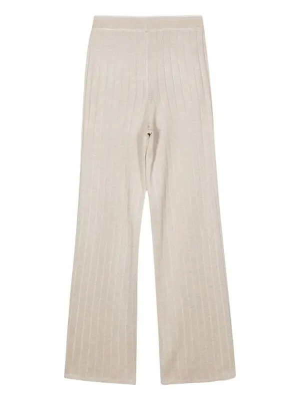 Lorena Antoniazzi Wide-ribbed Knit Trousers