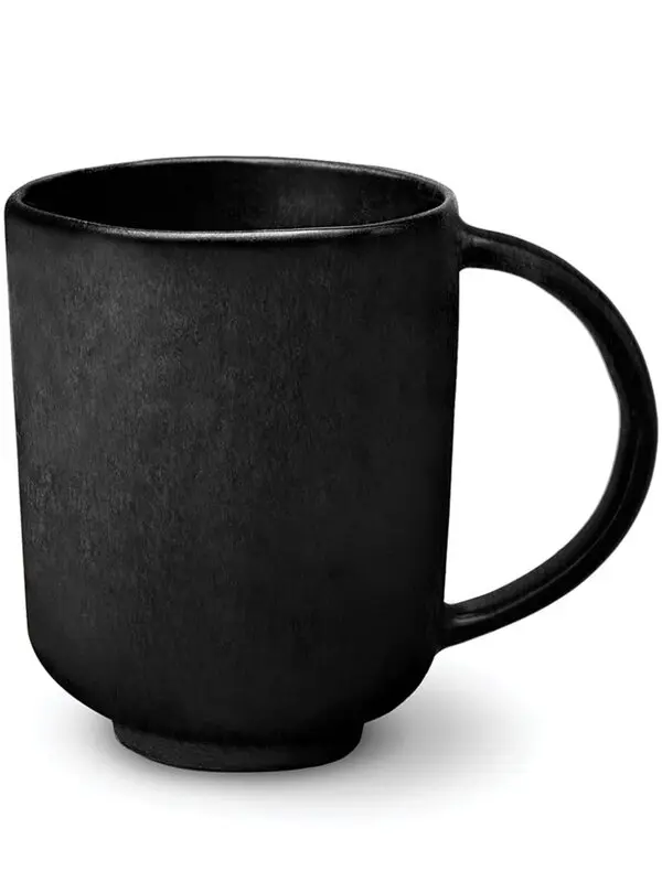 L'Objet Terra Porcelain Mug - Black