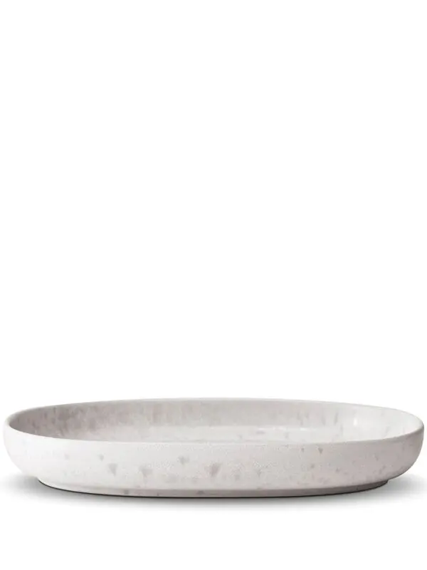 L'Objet Small Terra Porcelain Platter - White