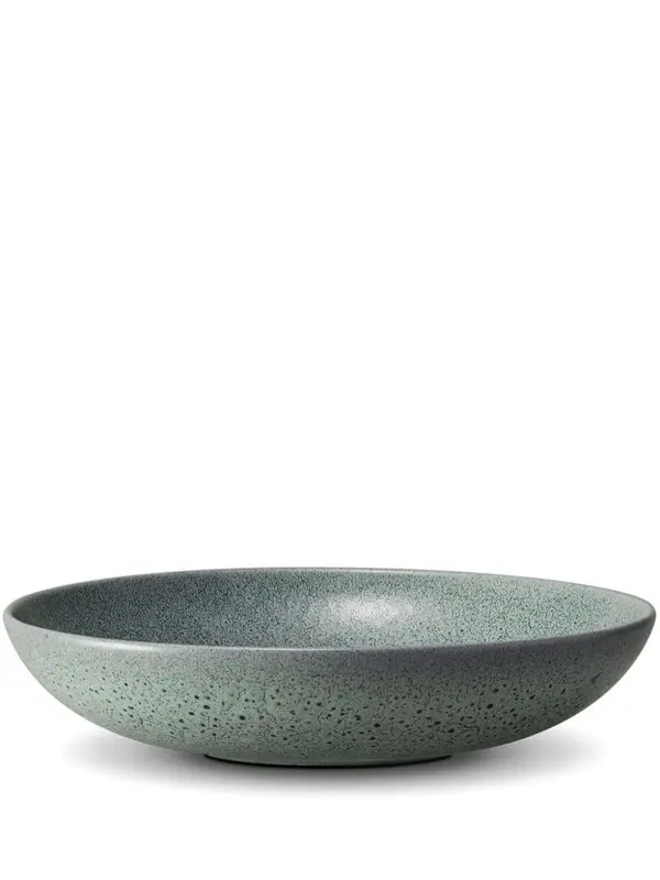 L'Objet Terra Porcelain Soup Plate - Green