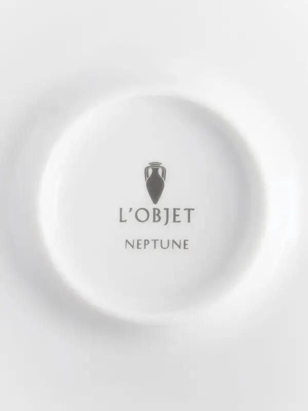 L'Objet Neptune Espresso Cup And Saucer - White
