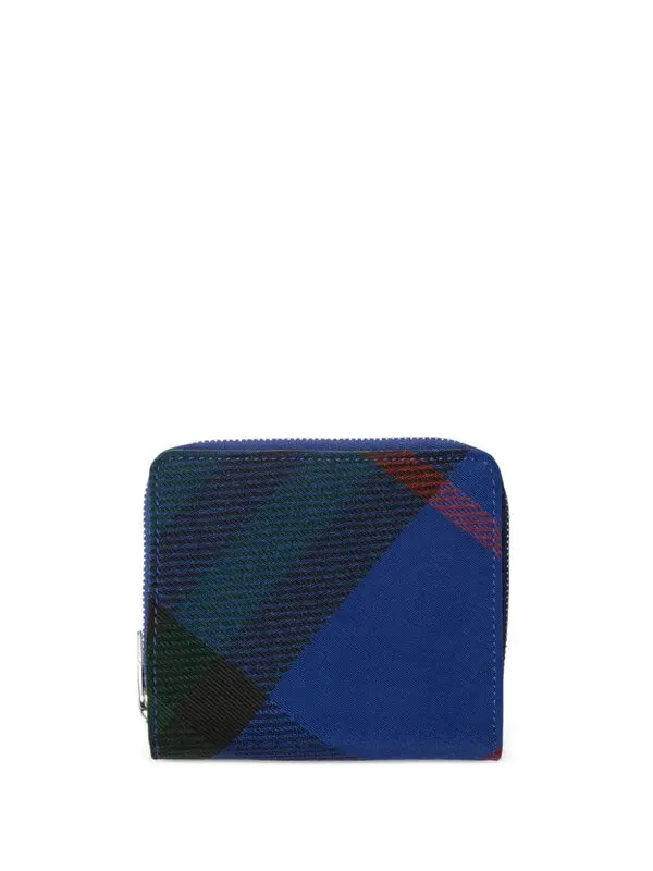 Burberry Checked Leather Wallet