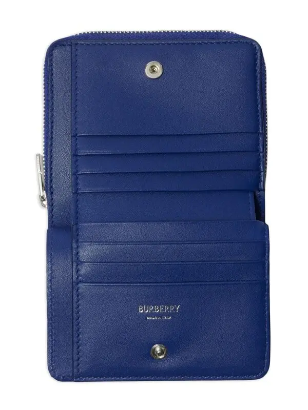 Burberry Checked Leather Wallet
