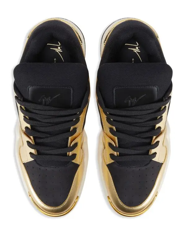 GIUSEPPE ZANOTTI Talon Leather Sneakers - Black