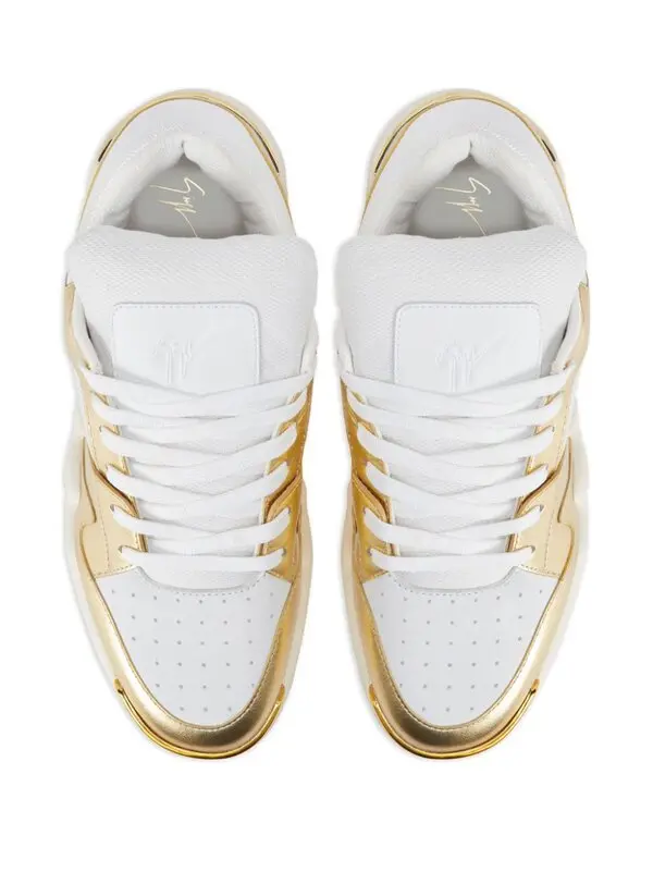GIUSEPPE ZANOTTI Talon Low-top Sneakers - Gold
