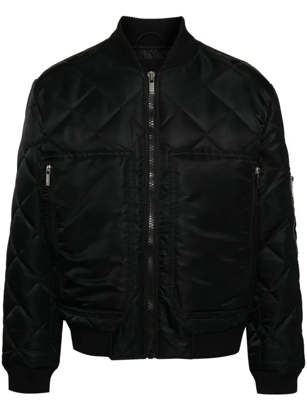 Just Cavalli Logo-embroidered Bomber Jacket