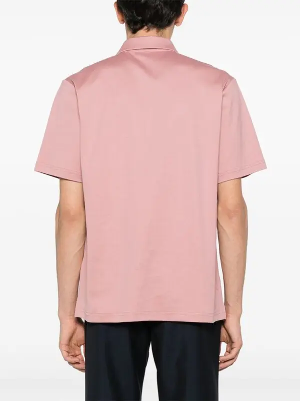 LARDINI Jersey Cotton Polo Shirt