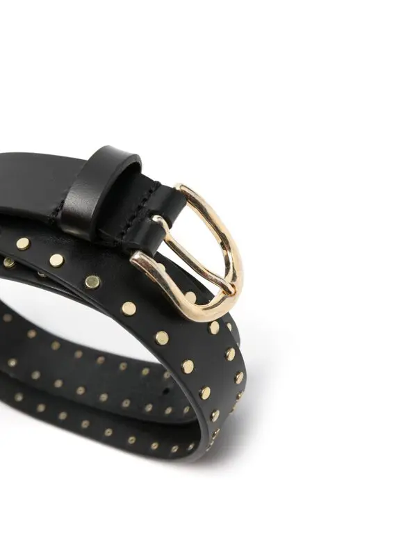 Isabel Marant Étoile Stud-embellished Belt - Black