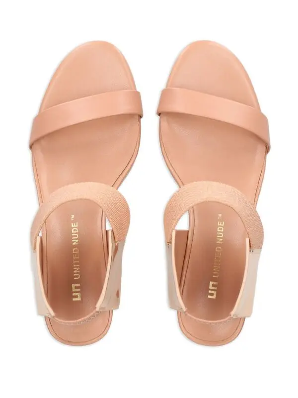 United Nude Raila 60mm Leather Sandals - Pink