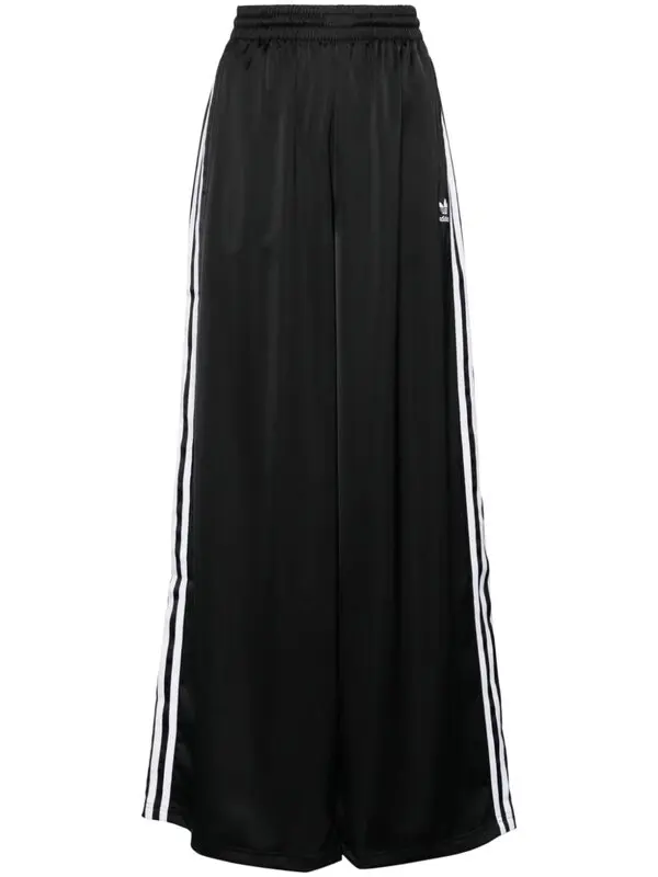 Adidas Wide-leg Satin Track Trousers