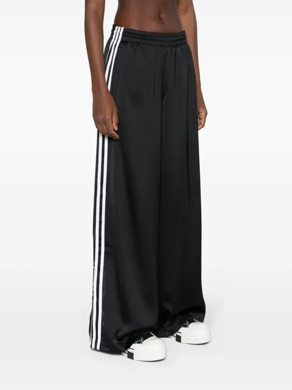 Adidas Wide-leg Satin Track Trousers