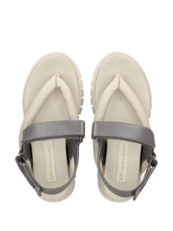 United Nude Delta Platform Sandals - Neutrals