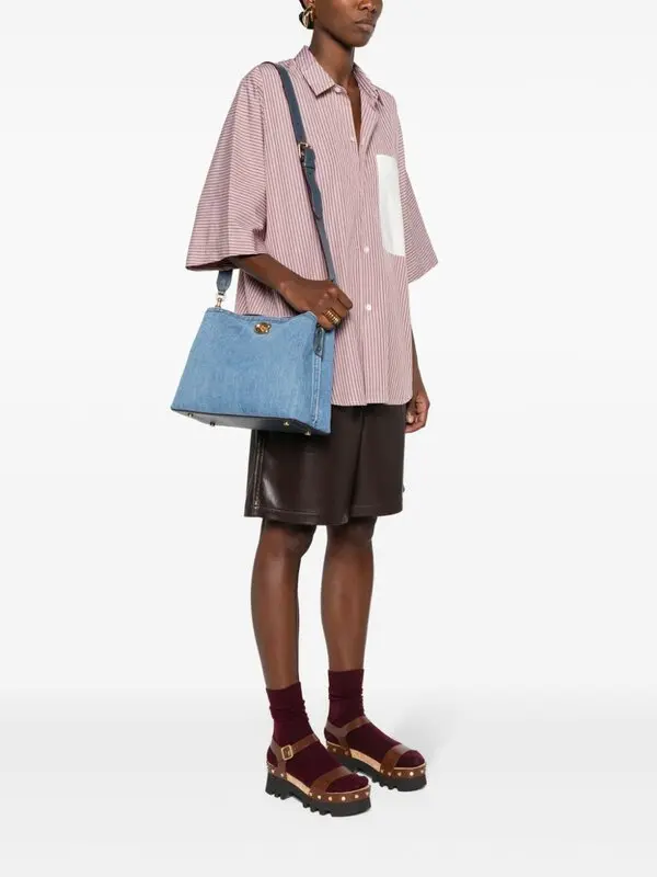 COACH Willow 24 Denim Tote Bags