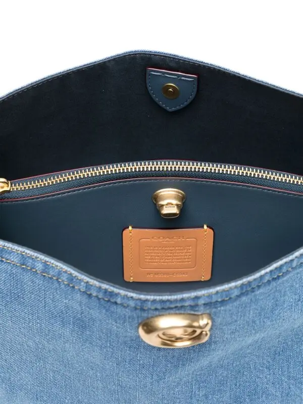 COACH Willow 24 Denim Tote Bags
