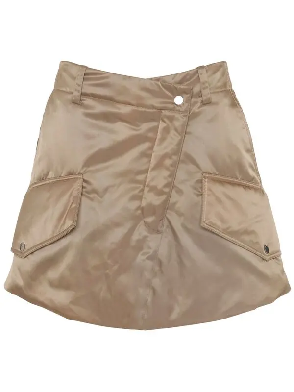 JW Anderson Mini Padded Cargo Skirt - Neutrals