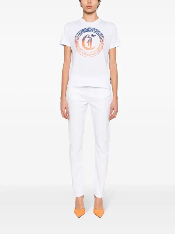 Just Cavalli Logo-print T-shirt - White