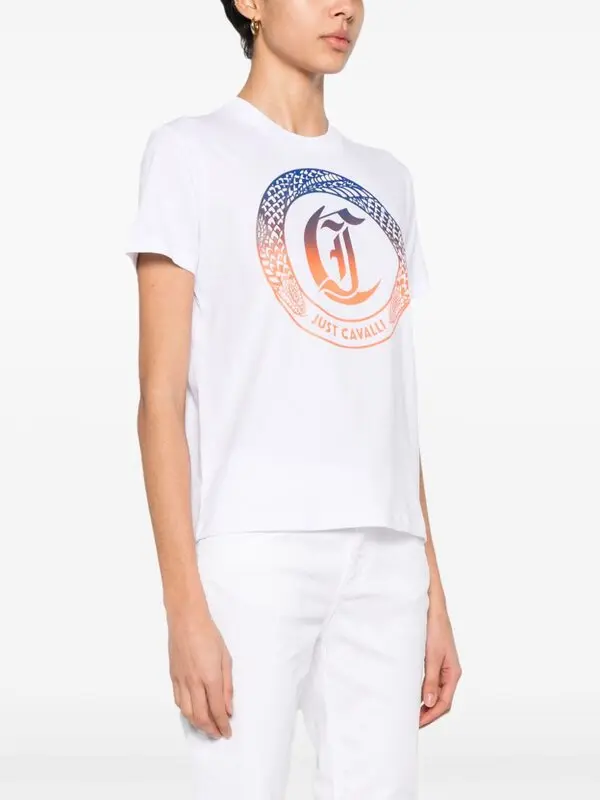 Just Cavalli Logo-print T-shirt - White