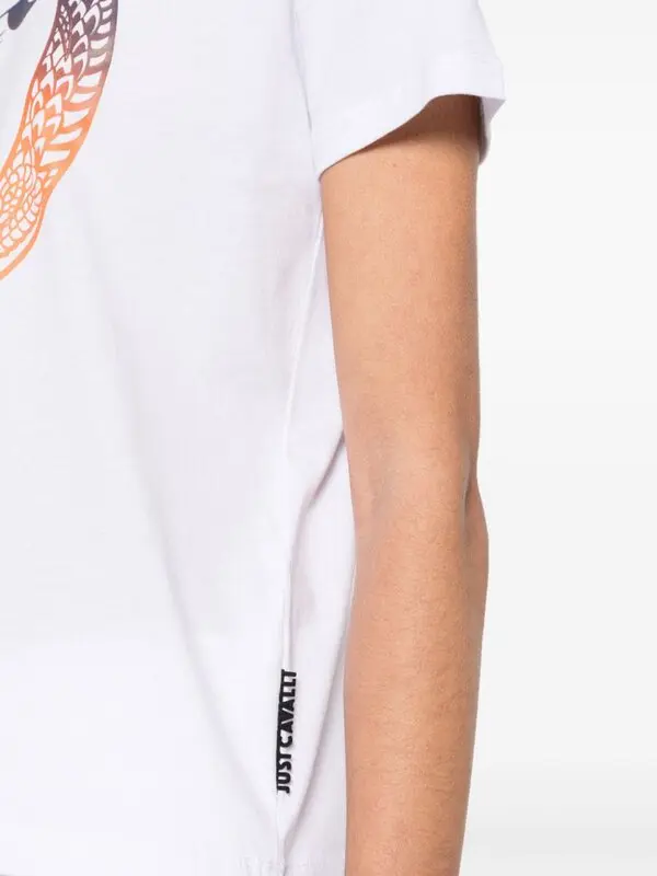 Just Cavalli Logo-print T-shirt - White