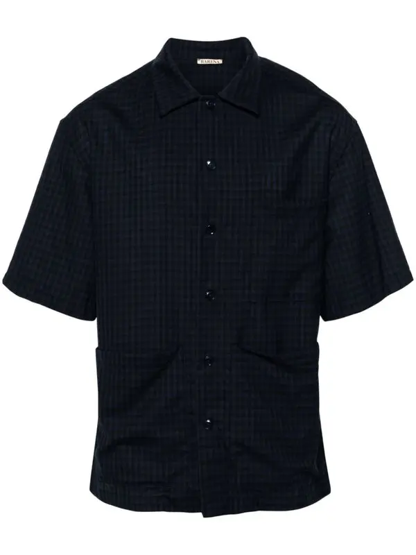 Barena Venezia Checked Camp-collar Shirt