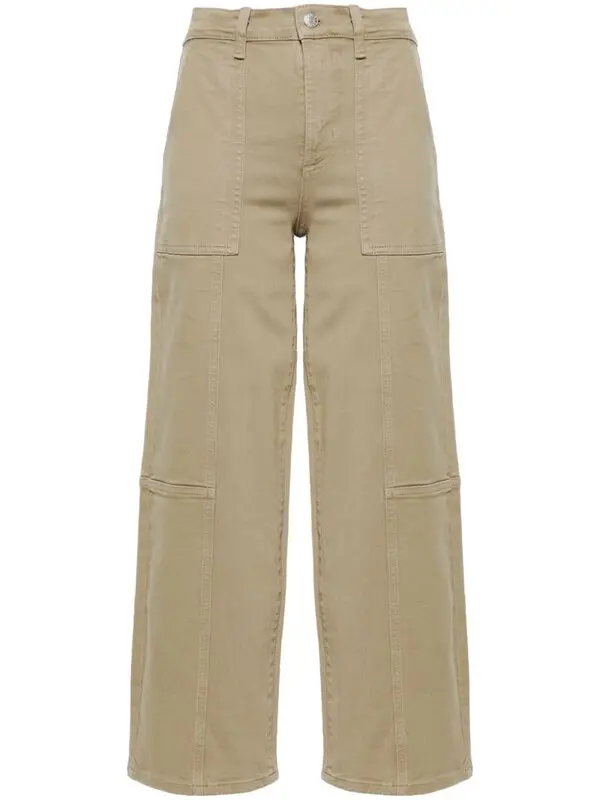 Rails Getty Mid-rise Cropped Jeans - Green