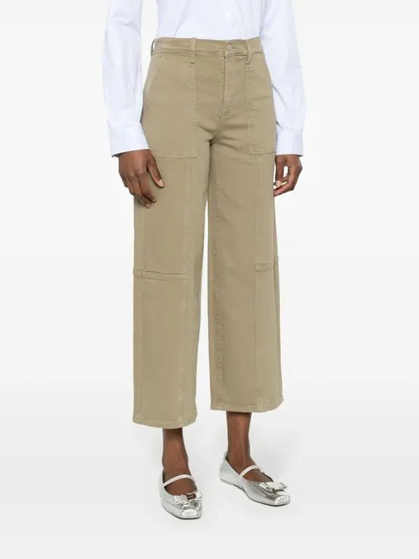 Rails Getty Mid-rise Cropped Jeans - Green