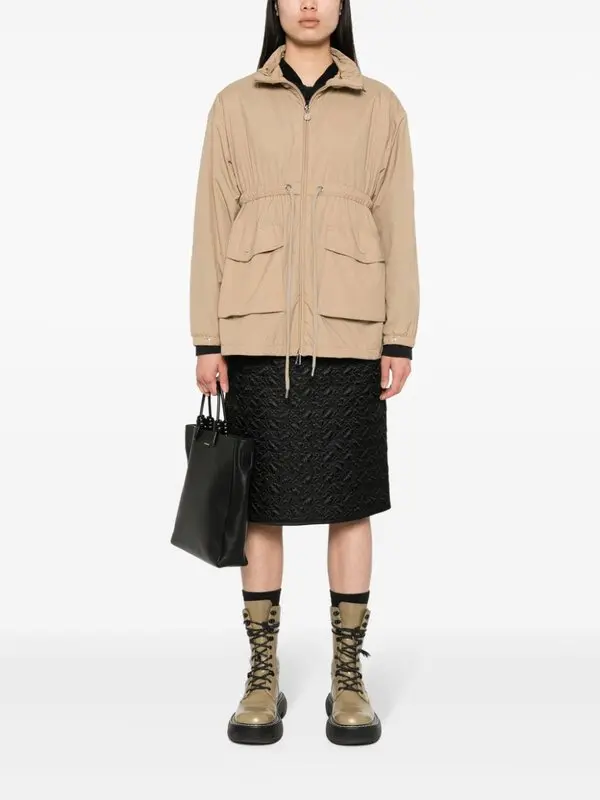 Moncler Iadi Parka Jacket - Brown