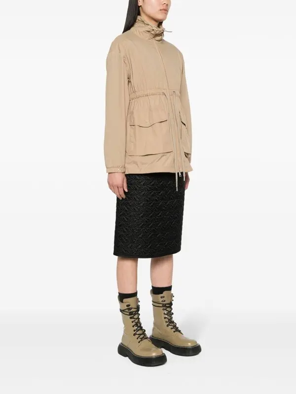 Moncler Iadi Parka Jacket - Brown