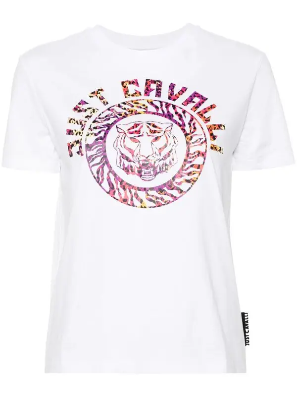 Just Cavalli Logo-print T-shirt - White