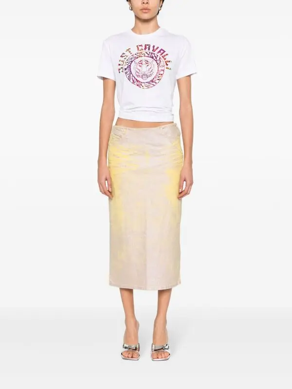 Just Cavalli Logo-print T-shirt - White