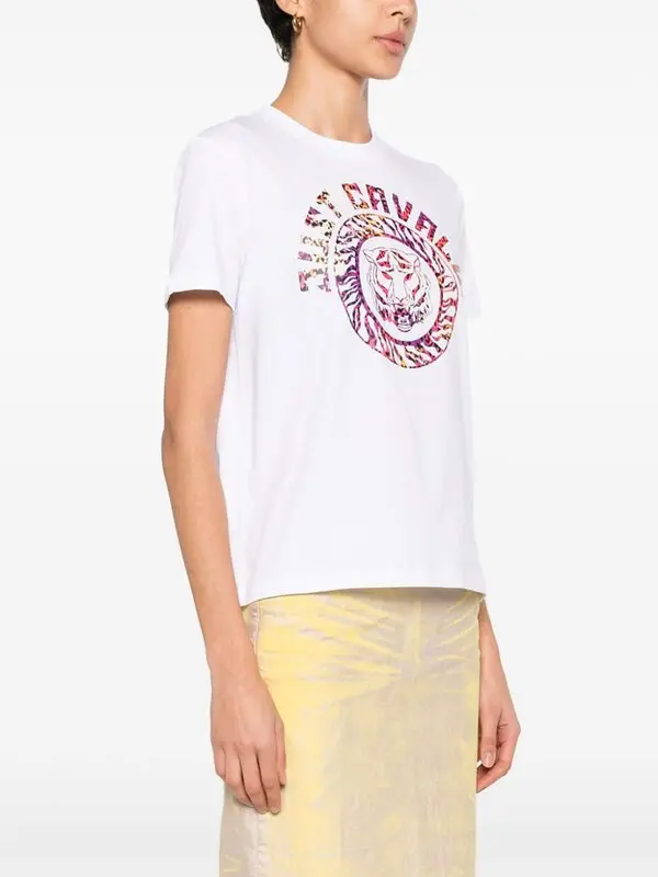 Just Cavalli Logo-print T-shirt - White