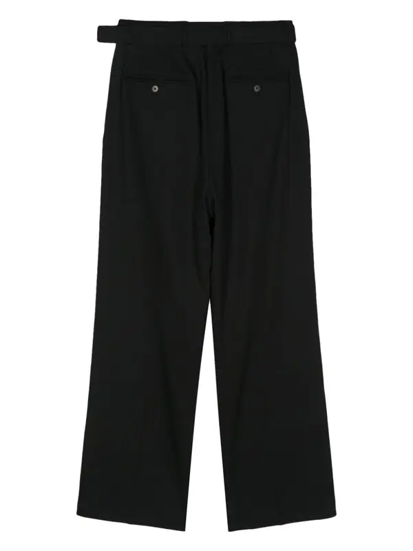 CMMN SWDN Omari Pleat-detail Wool Trousers