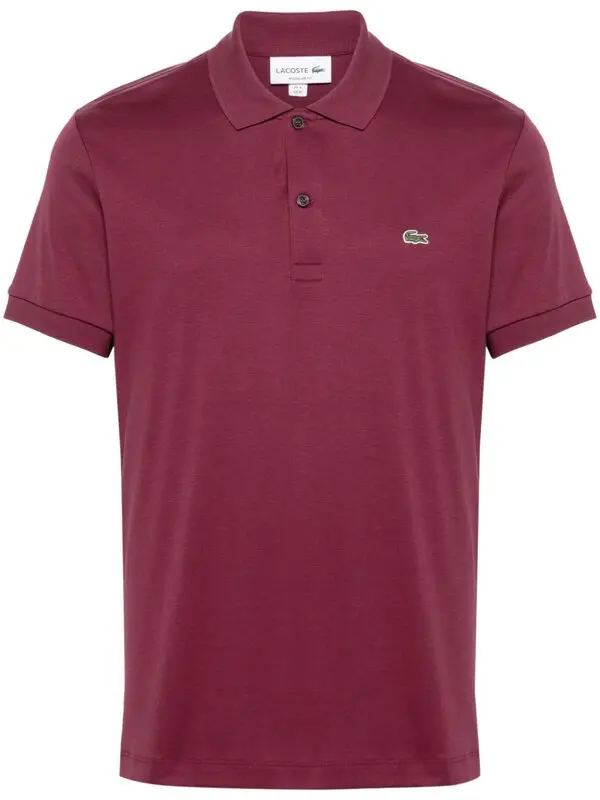 Lacoste Logo-embroidered Cotton Polo Shirt