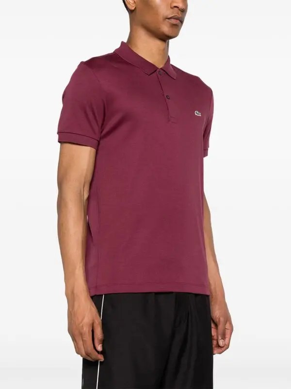 Lacoste Logo-embroidered Cotton Polo Shirt