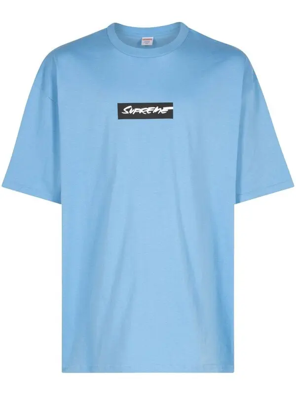 Supreme Text-print T-shirt - Blue