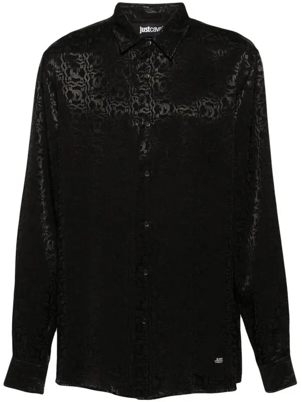 Just Cavalli Logo-jacquard Shirt