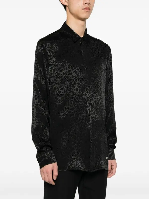 Just Cavalli Logo-jacquard Shirt