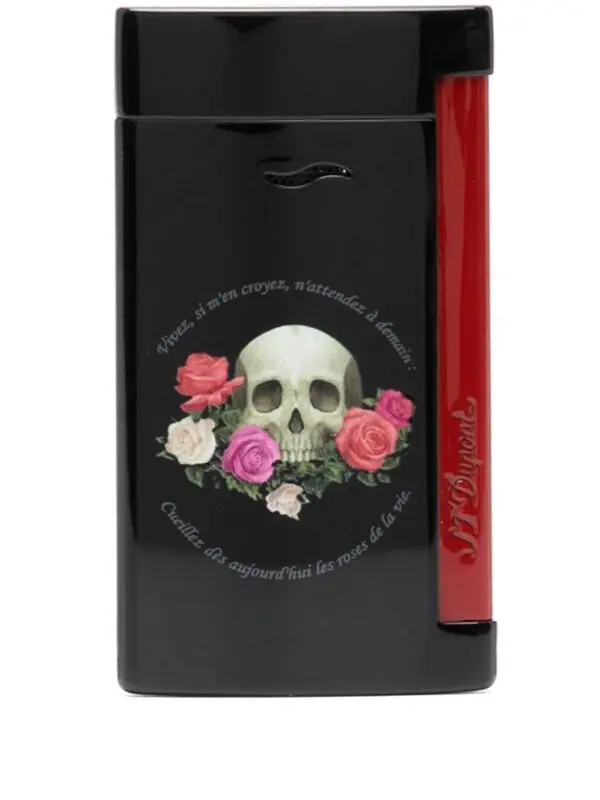 S.t. Dupont Memento Mori Maxijet Lighter - Black