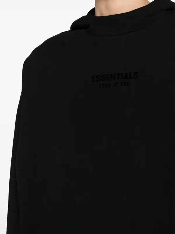 Fear Of God Cotton Hoodie - Black