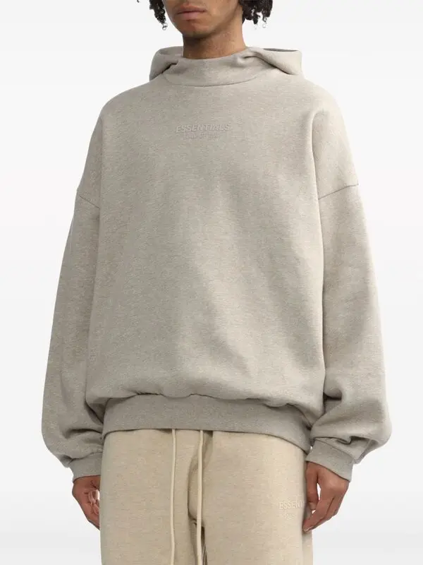 Fear Of God Essentials Cotton Hoodie - Grey
