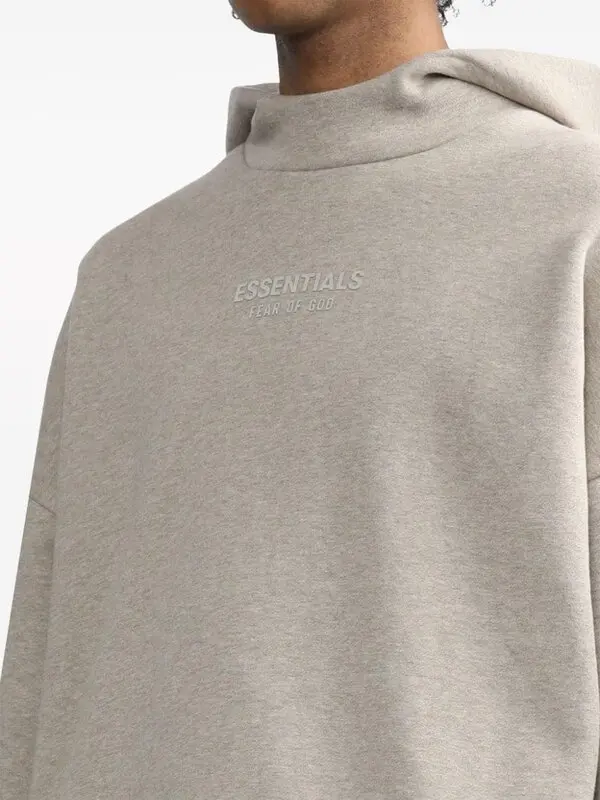 Fear Of God Essentials Cotton Hoodie - Grey