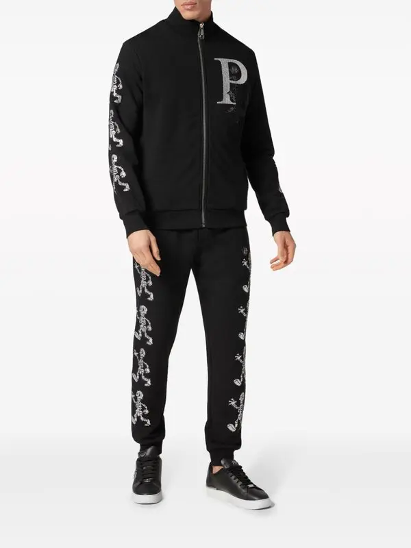 Philipp Plein Skeleton-print Jersey Tracksuit