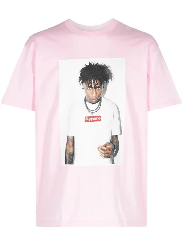 Supreme Nba Youngboy Cotton T-shirt - Pink