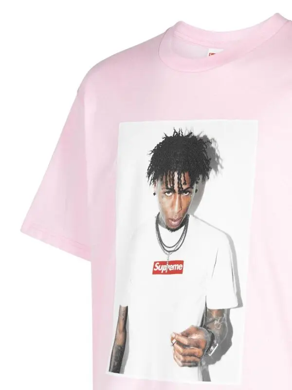 Supreme Nba Youngboy Cotton T-shirt - Pink