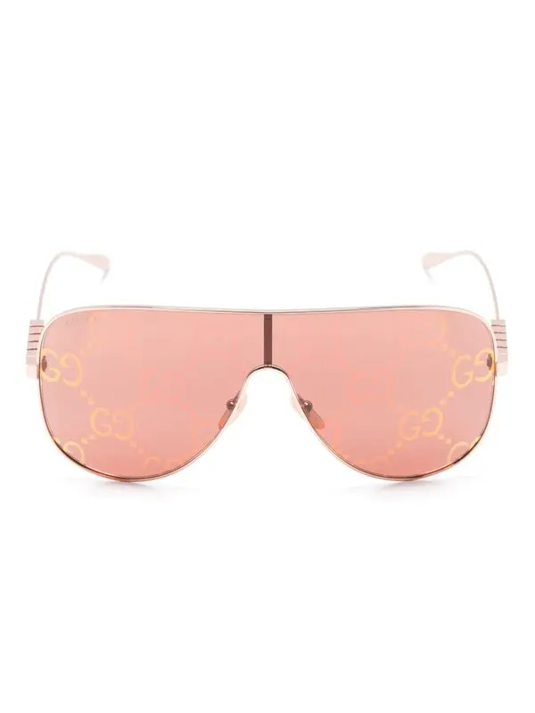 Gucci Pilot-frame Sunglasses - Pink