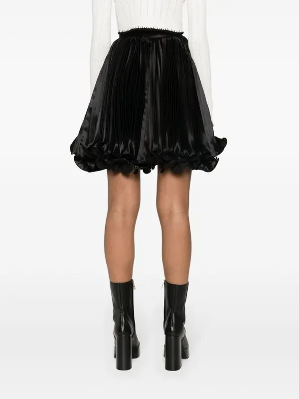 Balmain Pleated Mini Skirt