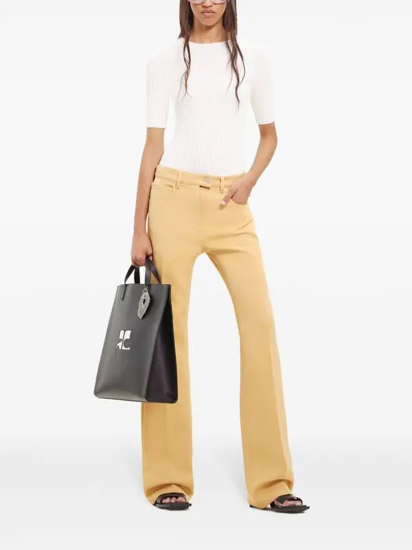 COURREGES Low-rise Bootcut Trousers